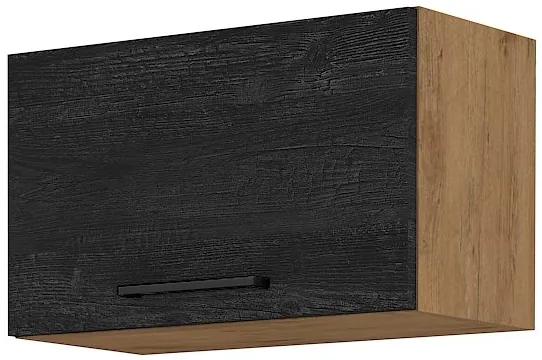 Horní kuchyňská skříňka Virion 60 GU 36 1F (dub lancelot + tmavé dřevo). 1046304