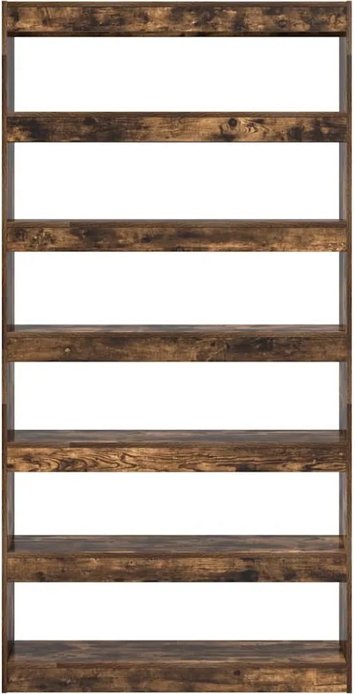 Knihovna 6 úrovní 100 x 30 x 198 cm Kompozitní dřevo 3333928