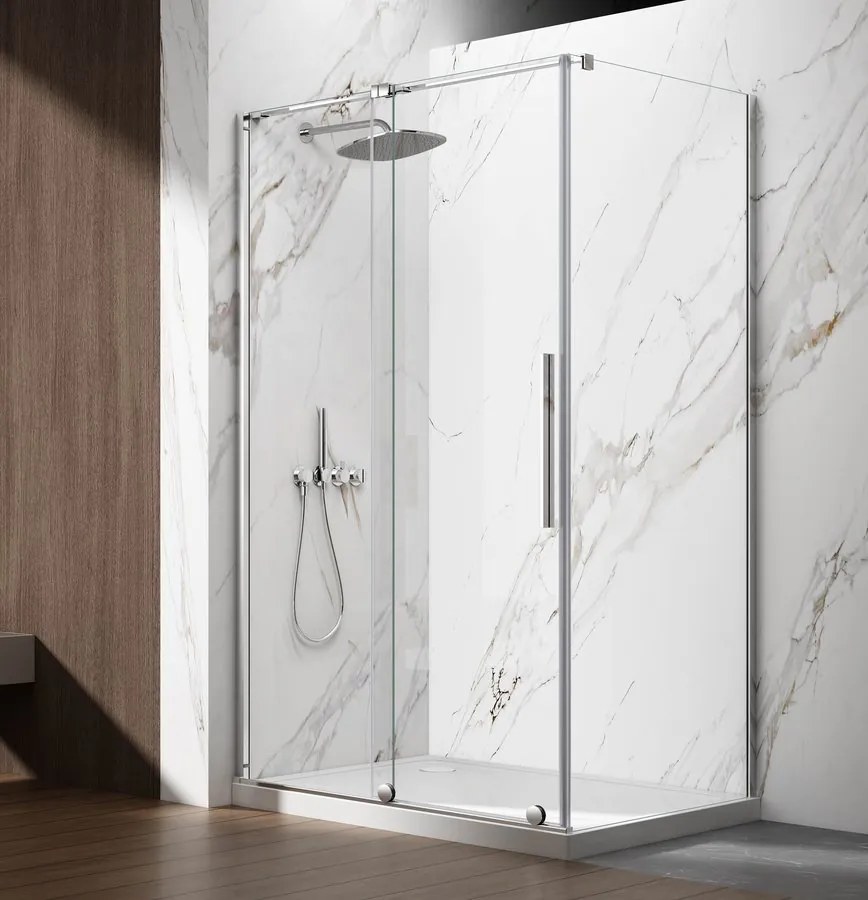 Gelco Spirit sprchový kout obdélníkový 130 x 90 x 200 cm L/P varianta posuvné chrom čiré sklo GI1013GI3590