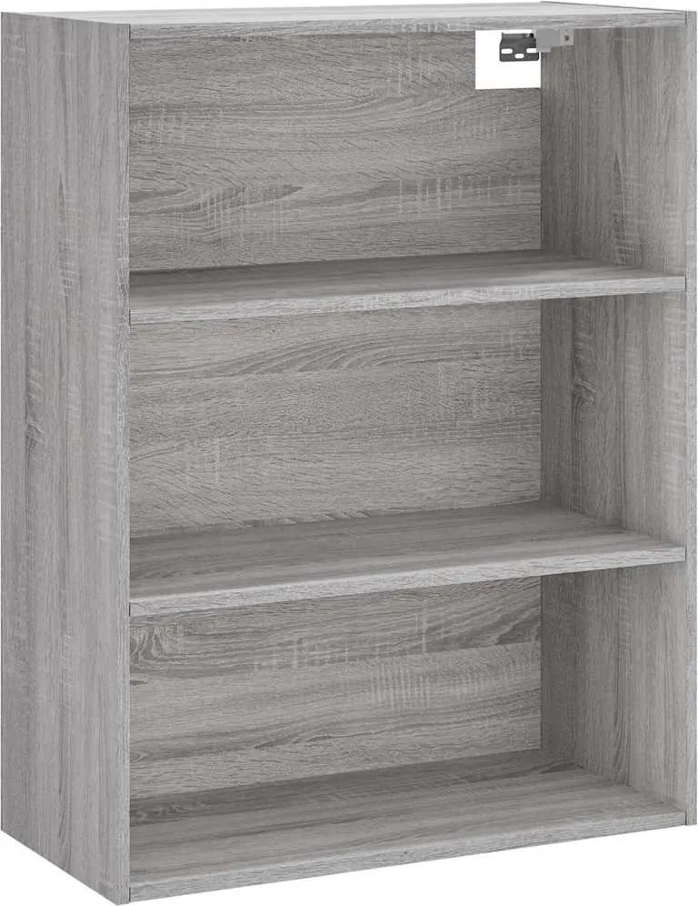 Skříň highboard šedá sonoma 69,5 x 34 x 180 cm kompozitní dřevo 3189387