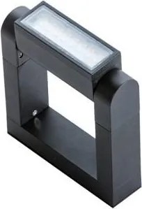 AZZ AZ2132 LED Venkovní nástěnné svítidlo Azzardo Frame wall dark grey AZ2132 8W 800lm 3000K IP54 18,5cm tmavě šedé - AZZARDO
