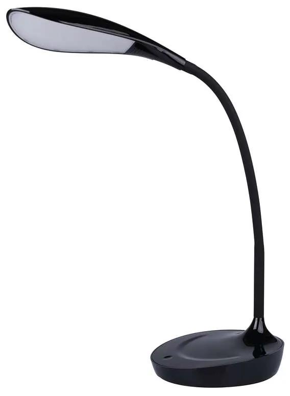 EMOS LED stolní lampa DEL-1321, černá s USB 1538100200 | BIANO