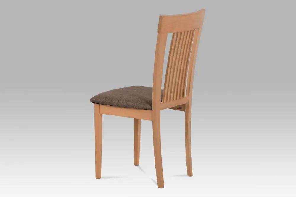 Jídelní židle BC-3940 látka / dřevo Autronic Ořech