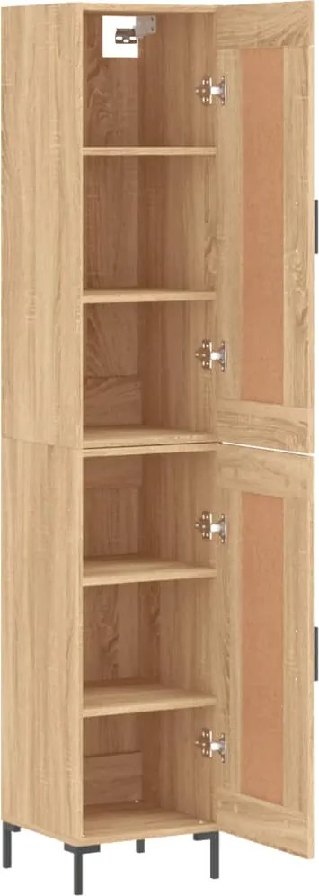 Skříň highboard dub sonoma 34,5 x 34 x 180 cm kompozitní dřevo 3200452