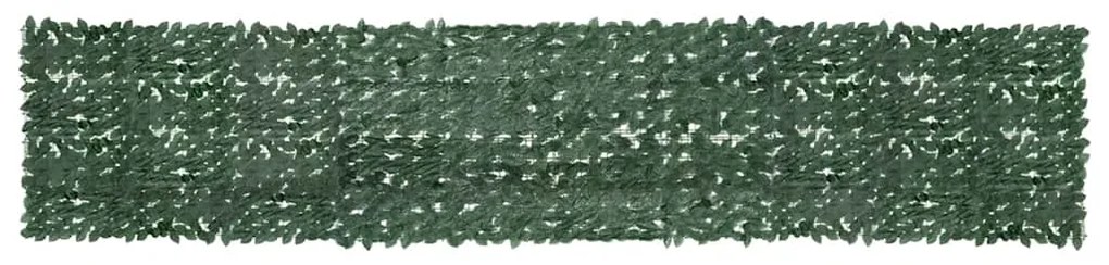 Balkónová zástěna s tmavě zelenými listy 500 x 100 cm 315489