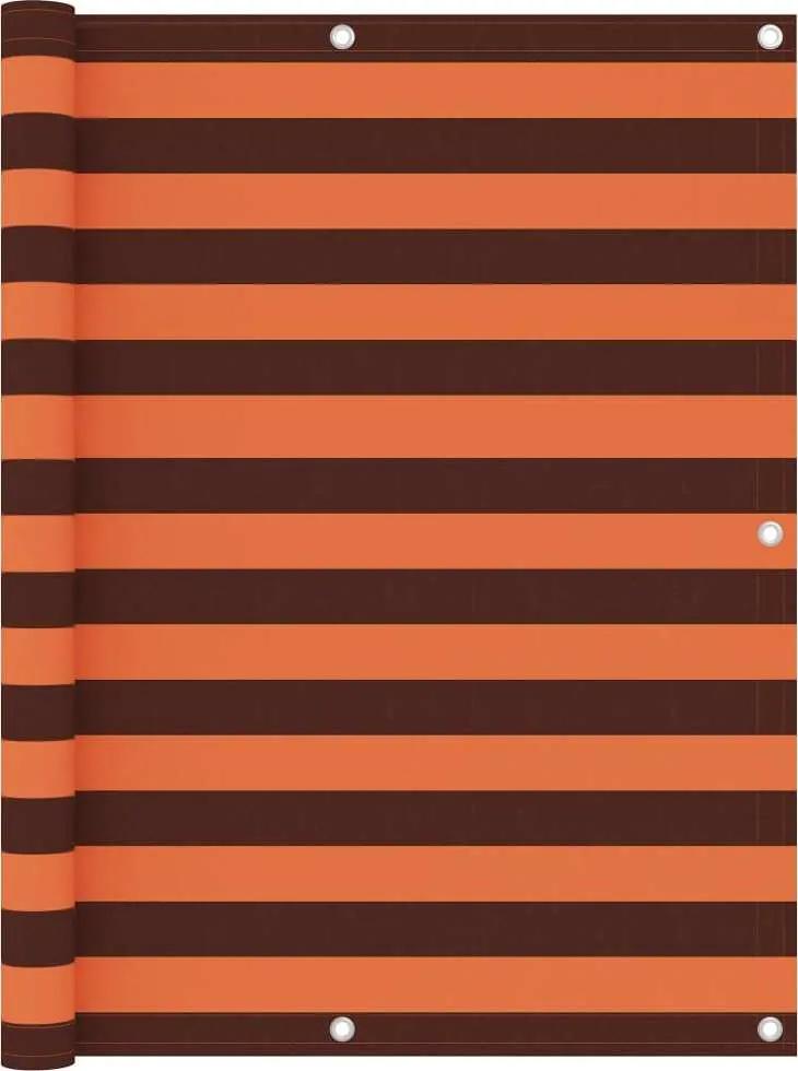vidaXL Balkónová zástěna 120 x 300 cm oxfordská látka [134956] Barva: orange