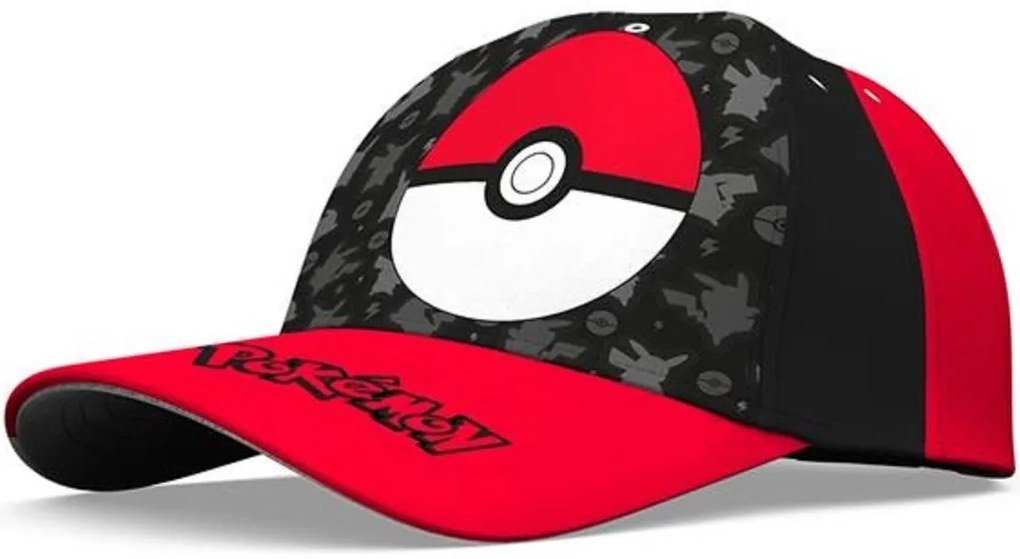 Dětská kšiltovka Pokémoni - motiv Pokeball, 54