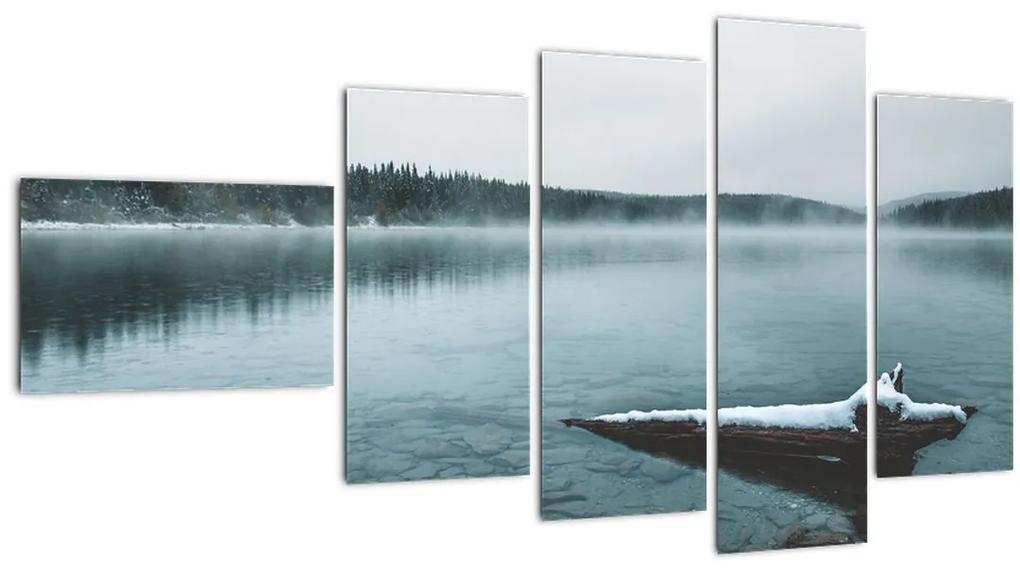 Obraz - ledové severské jezero (110x60 cm), 40 dalších rozměrů