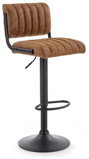 Barová židle Harriet (hnědá + černá). 1048597