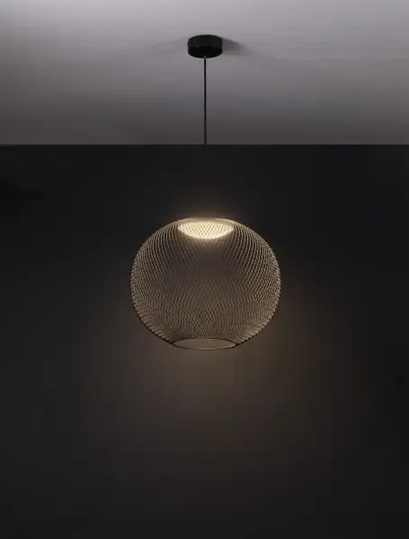 LED černá designová svítilna Kinetic 154