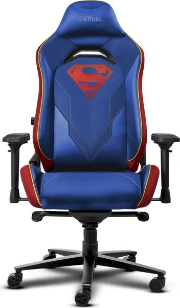 Trust GXT721SM RUYA PRO herní židle Superman edice Modrá/červená