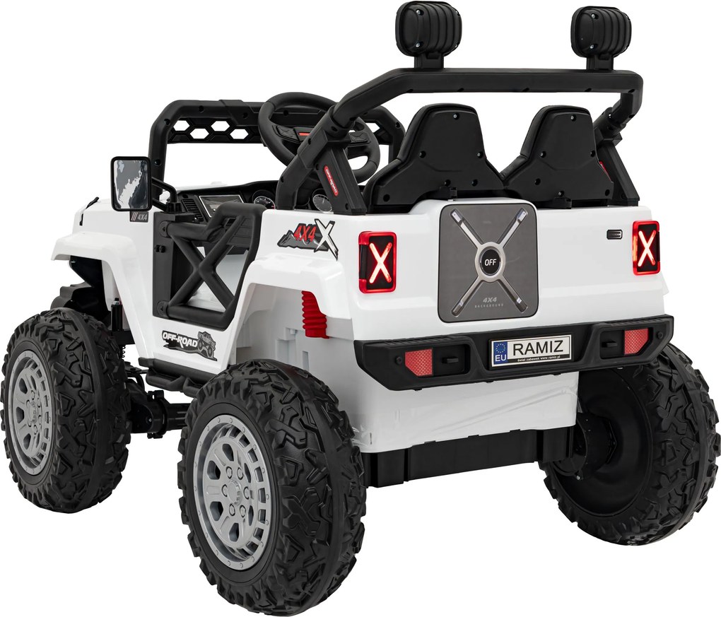 Ramiz Dětské elektrické auto OFF ROAD Speed Bílé