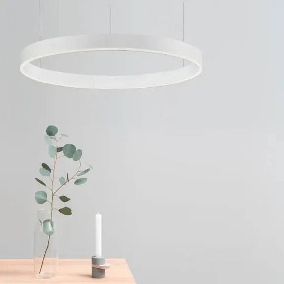 LED lustr Motif 60 bílé stmívatelné