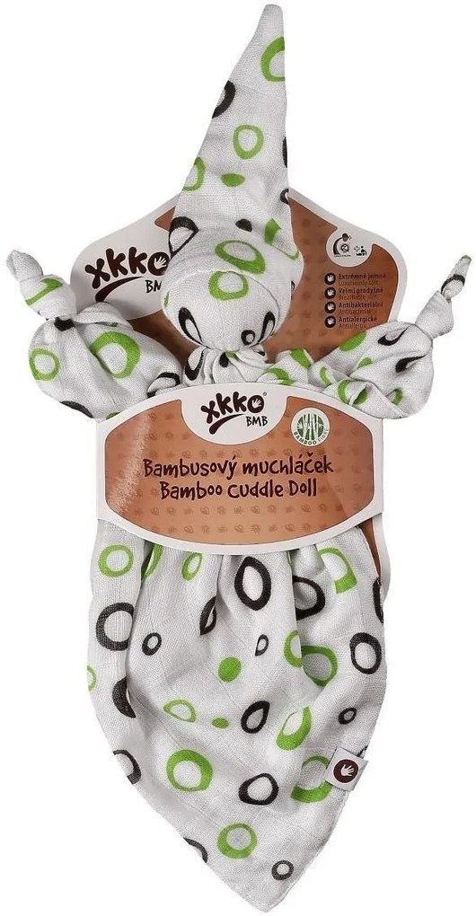 Kikko xkko bmb bambusový muchláček - lime bubbles