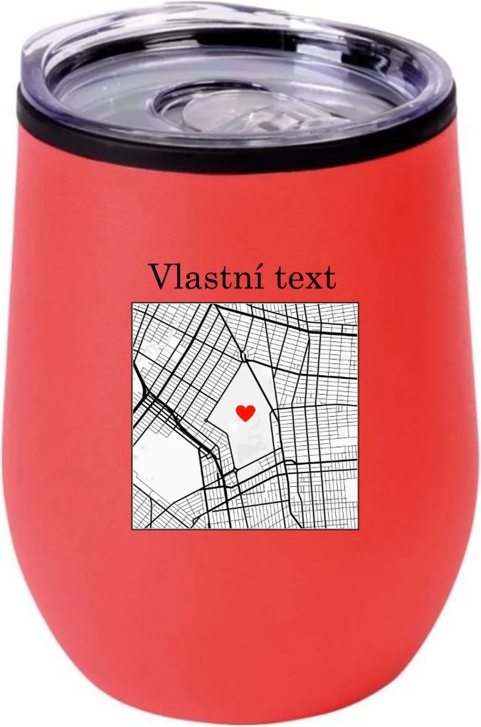 Personalizovaný termohrnek "BOWL" s mapou