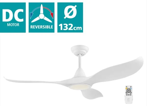 Eglo 35006 - LED Stropní ventilátor CIRALI LED/15W/230V + DO