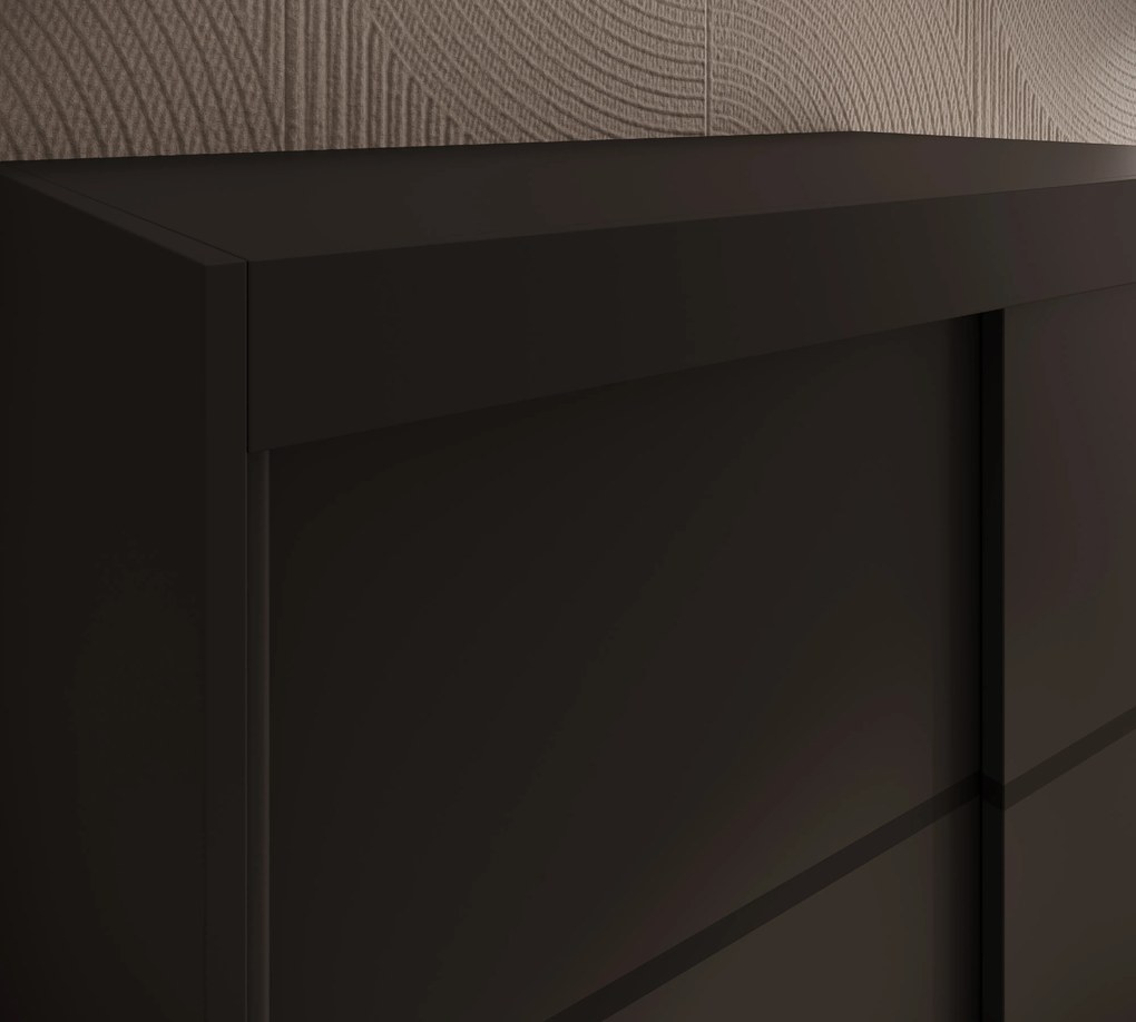 ADRK Furniture Posuvná skříň Verto 100 SW-VER-100-BB