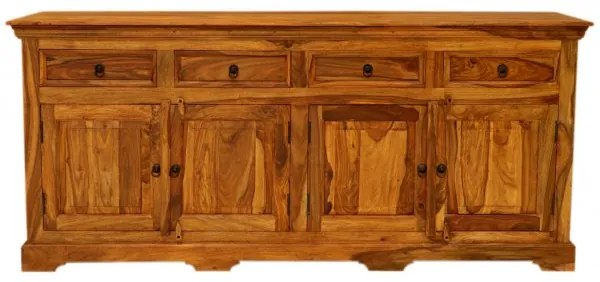 Indický nábytek - Komoda Jali 200x90x45 z indického masivu palisandr Only stain