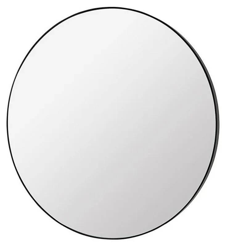 Zrcadlo průměr 80 cm Broste COMPLETE - černé