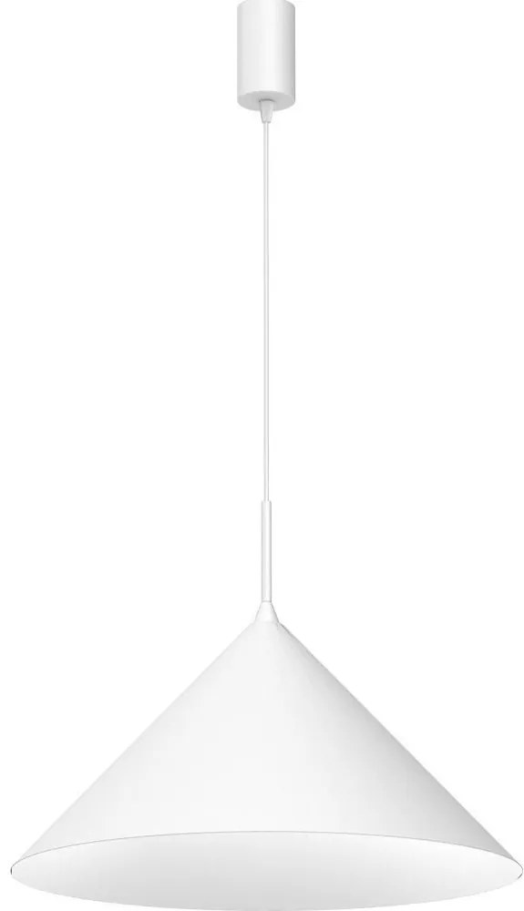 Lustr na lanku CAPITAL 1xGX53/15W/230V pr. 46 cm bílá