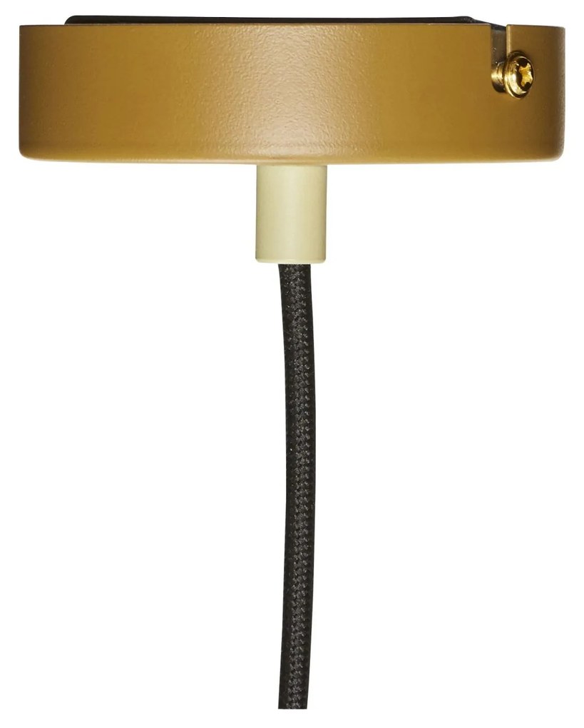 Hübsch Závěsná lampa Crayon Amber, žlutá barva, kov, plast