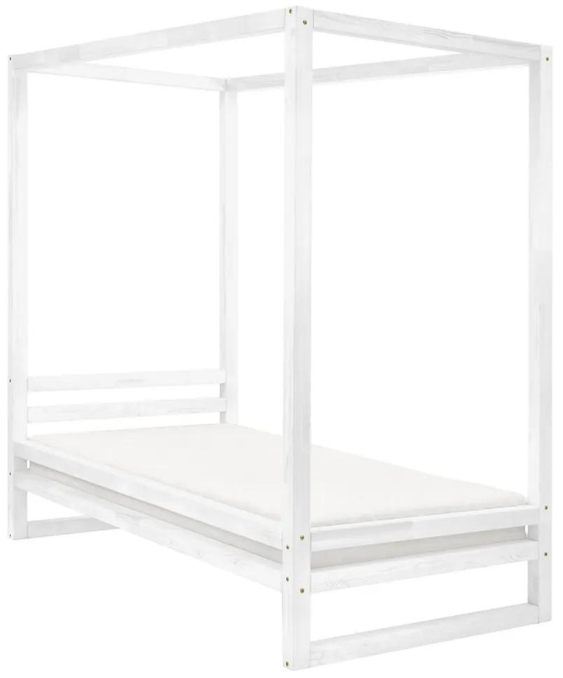 Benlemi Jednolůžková postel BALDEE Zvolte barvu: Bílá, Zvolte rozměr: 80 x 200 cm