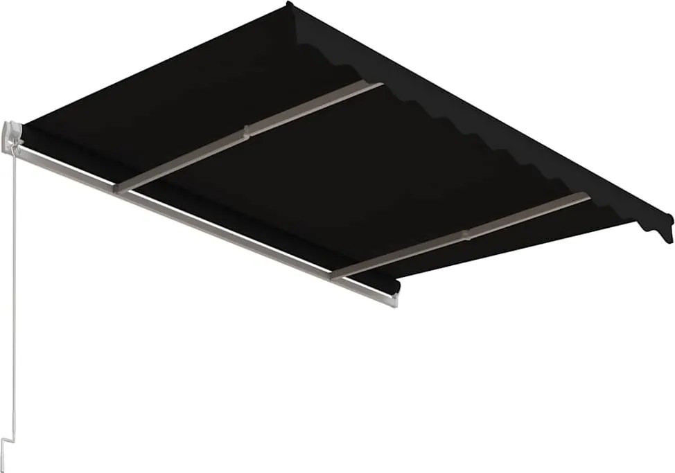 Automatická zatahovací markýza 300 x 250 cm antracitová 3068869