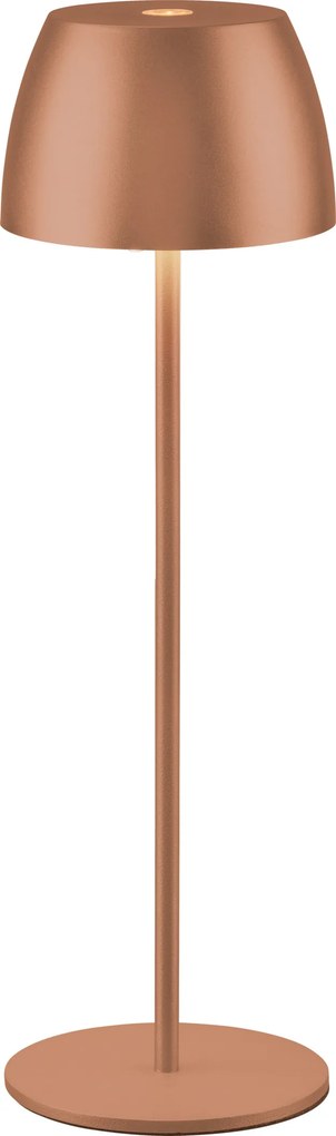 Livarno® Aku stolní LED lampa Stockholm, 42 cm (bronzová)
