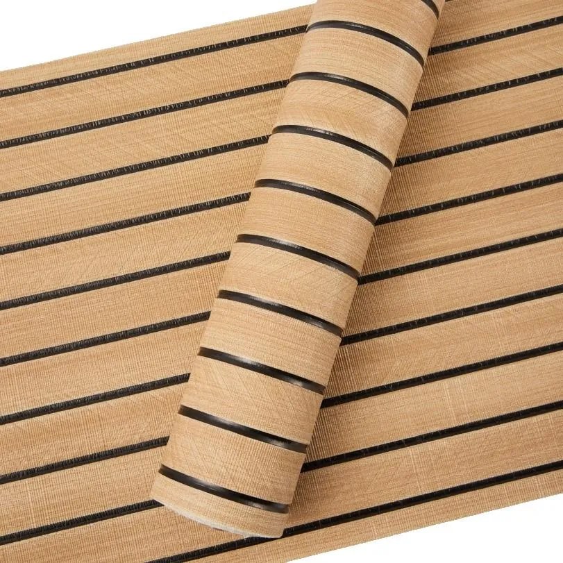 Samolepící panely na zeď TPL0000007, cena za kus, rozměr 270 cm x 48,5 cm, lamely hnědé, IMPOL TRADE