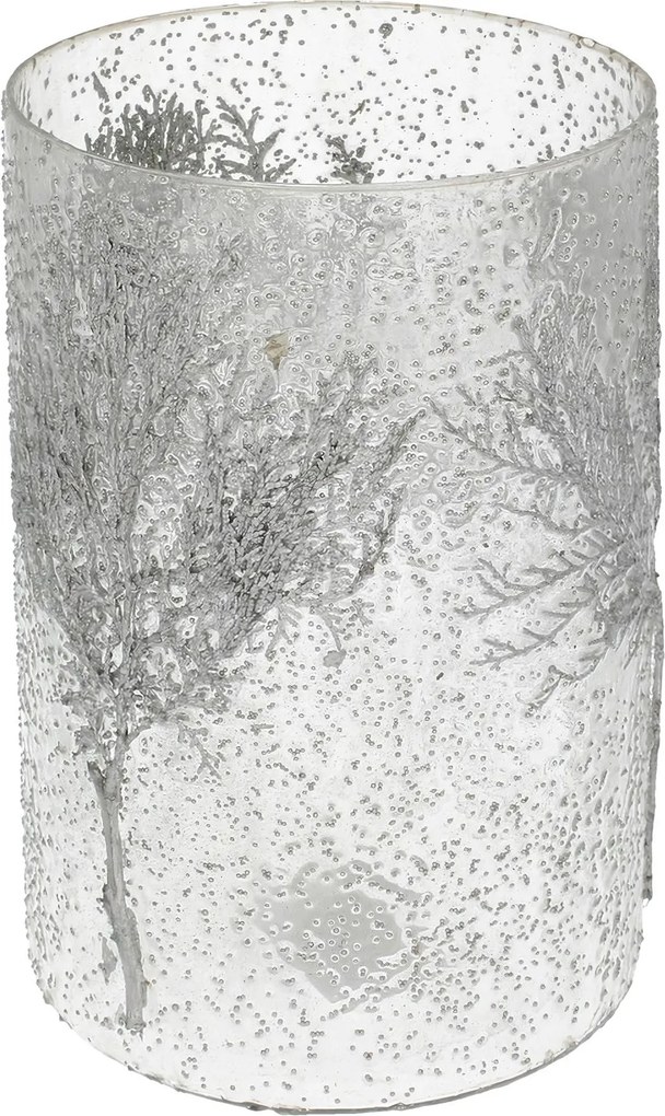 Svícen Twig I ⌀15cm silver
