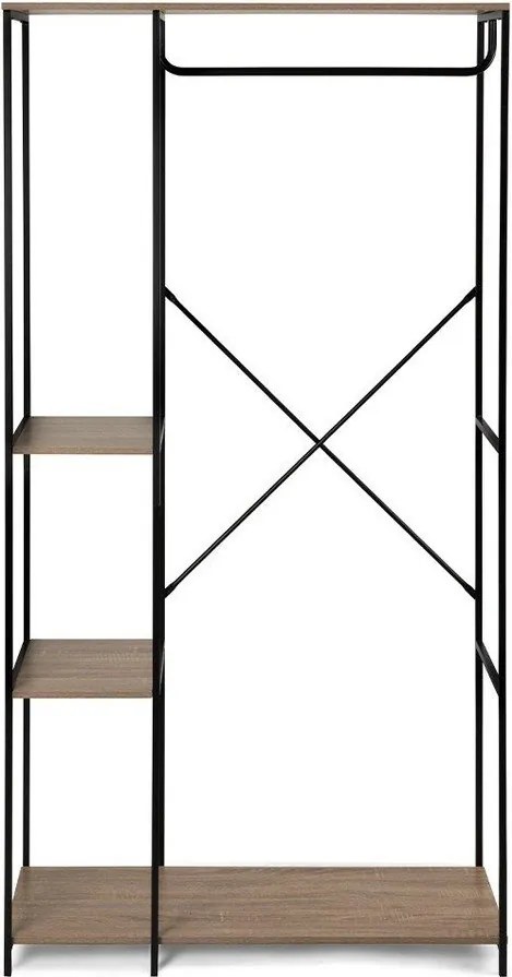 Černá ocelová předsíňová sestava 90x170x40 cm Aris – Bonami Essentials