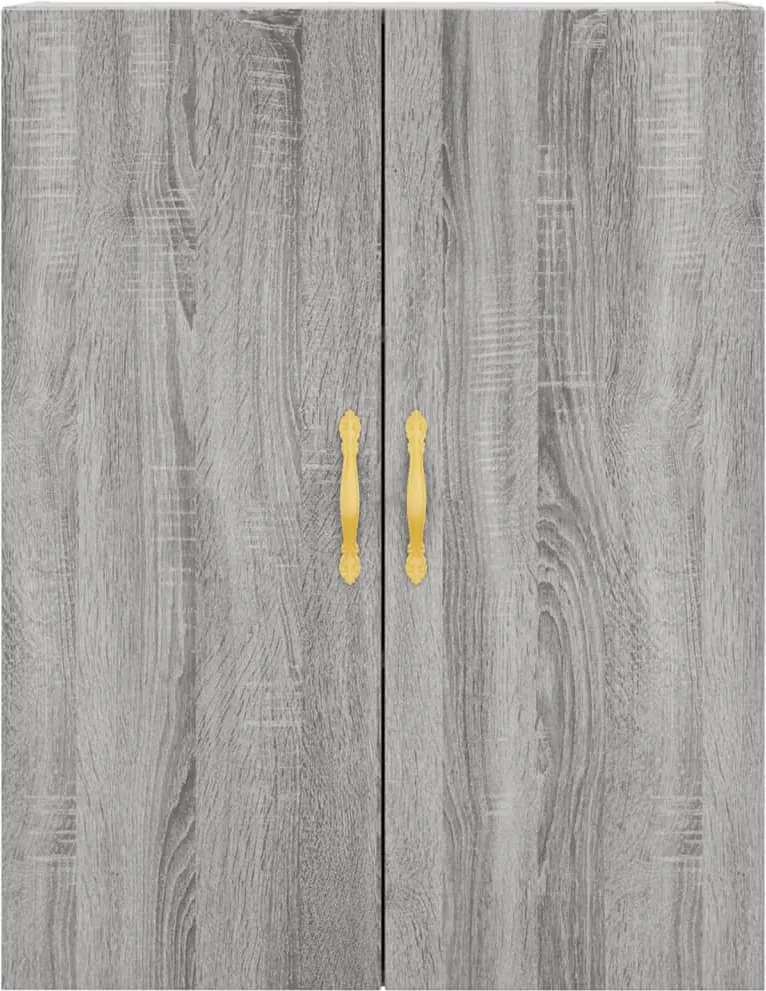 Skříň highboard šedá sonoma 69,5 x 34 x 180 cm kompozitní dřevo 3195945