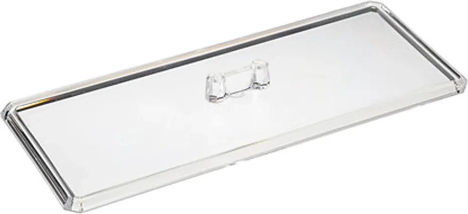 5Five® Průhledný box s víkem Selena, 3 přihrádky, 22,8 x 9,5 x 8,3 cm