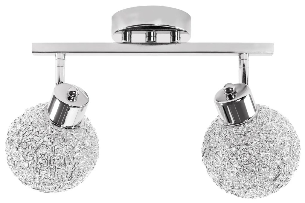 Toolight - Stropní lampa Glamour 2xE27 60W APP671-2C, chromová OSW-05641