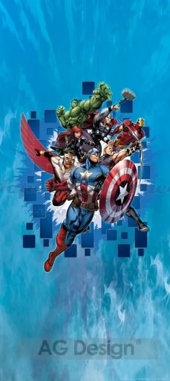 Fototapeta dětská 1-dílná / Fototapety dětské (90 x 202cm) Marvel Avengers FT1821 AG Design