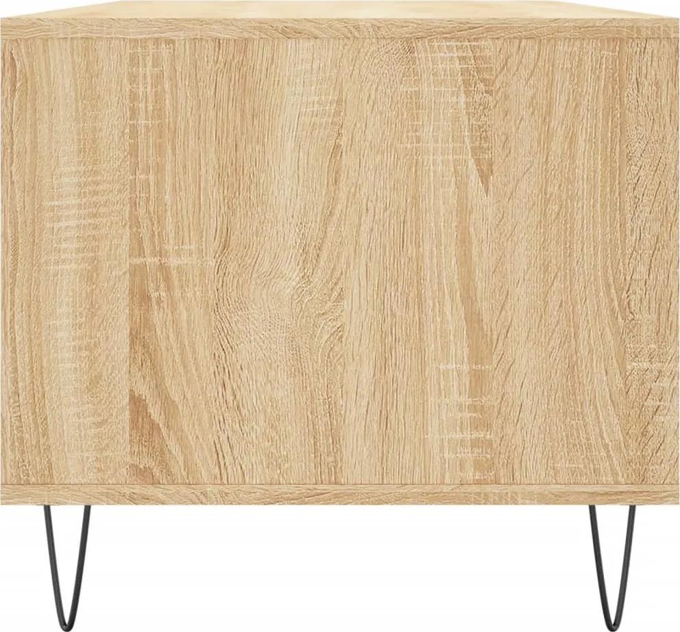 vidaXL Konferenční stolek 90x49x45 cm kompozitní dřevo [831023] Barva: Černá