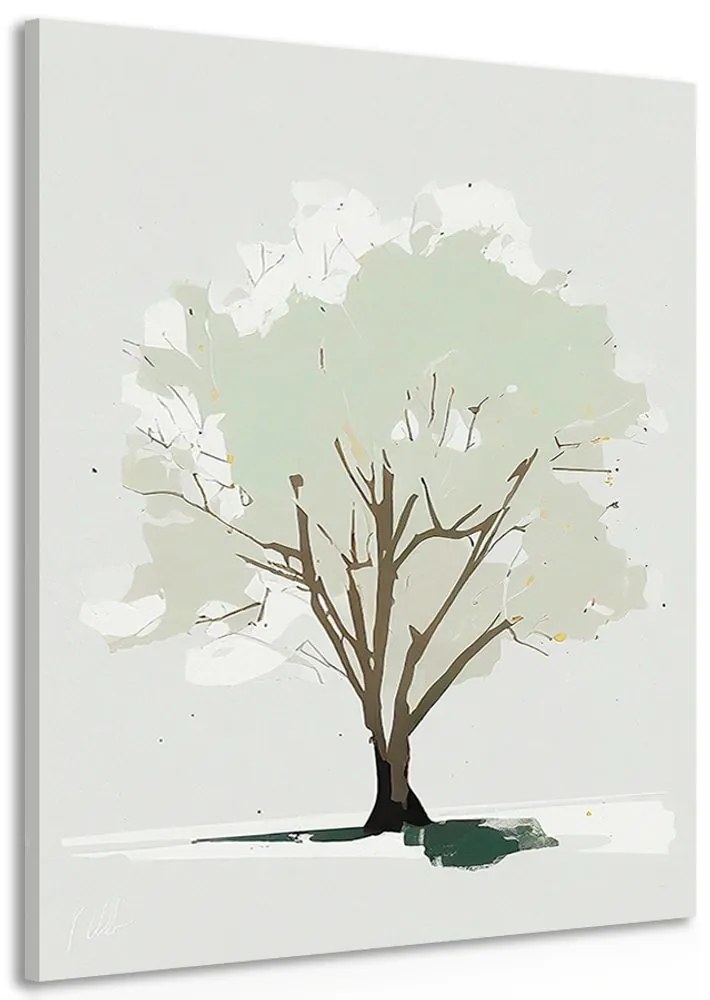 Obraz strom s nádechem minimalismu - 80x120