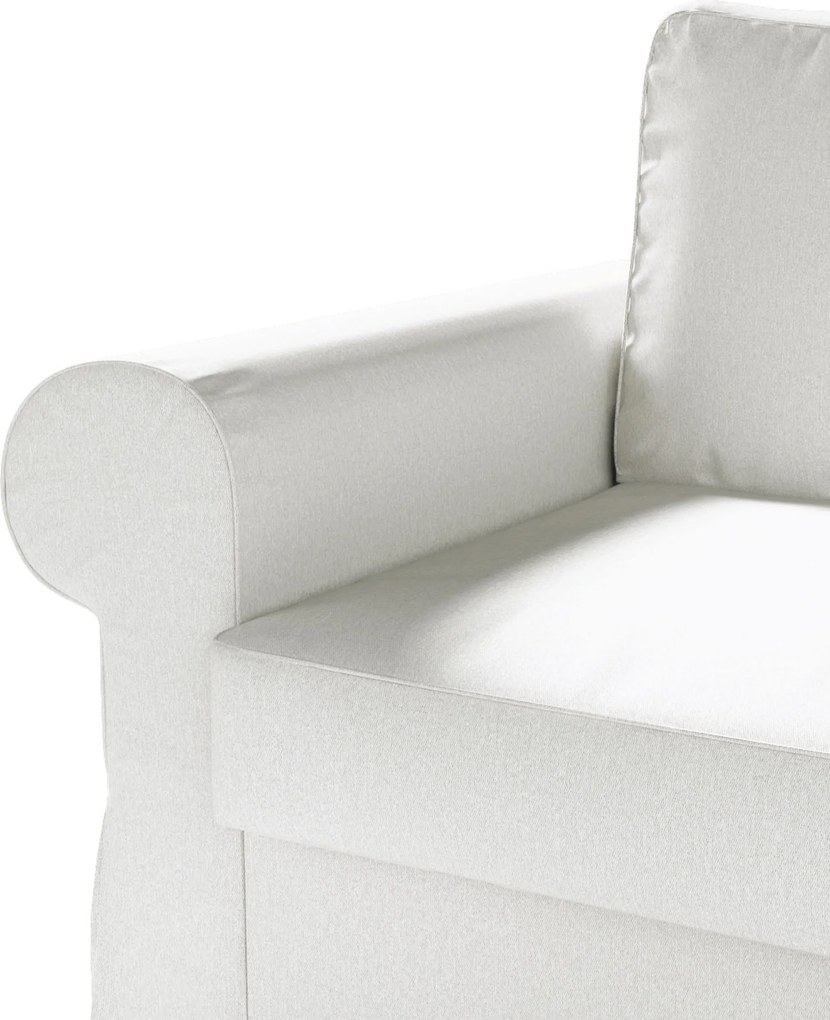 Potah na pohovku IKEA Backabro 2-místná, rozkládací barva krémová látka pletený vzor