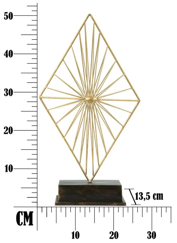 Dekorativní soška ze železa ve zlaté barvě Mauro Ferretti Piry