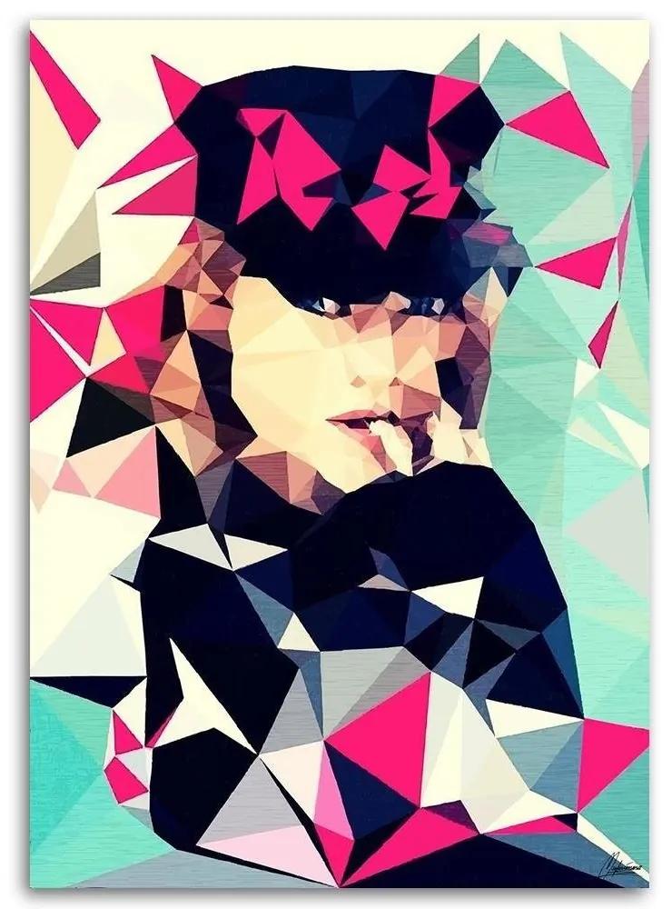 Gario Obraz na plátně Geometrický portrét ženy - Cantu Rozměry: 40 x 60 cm