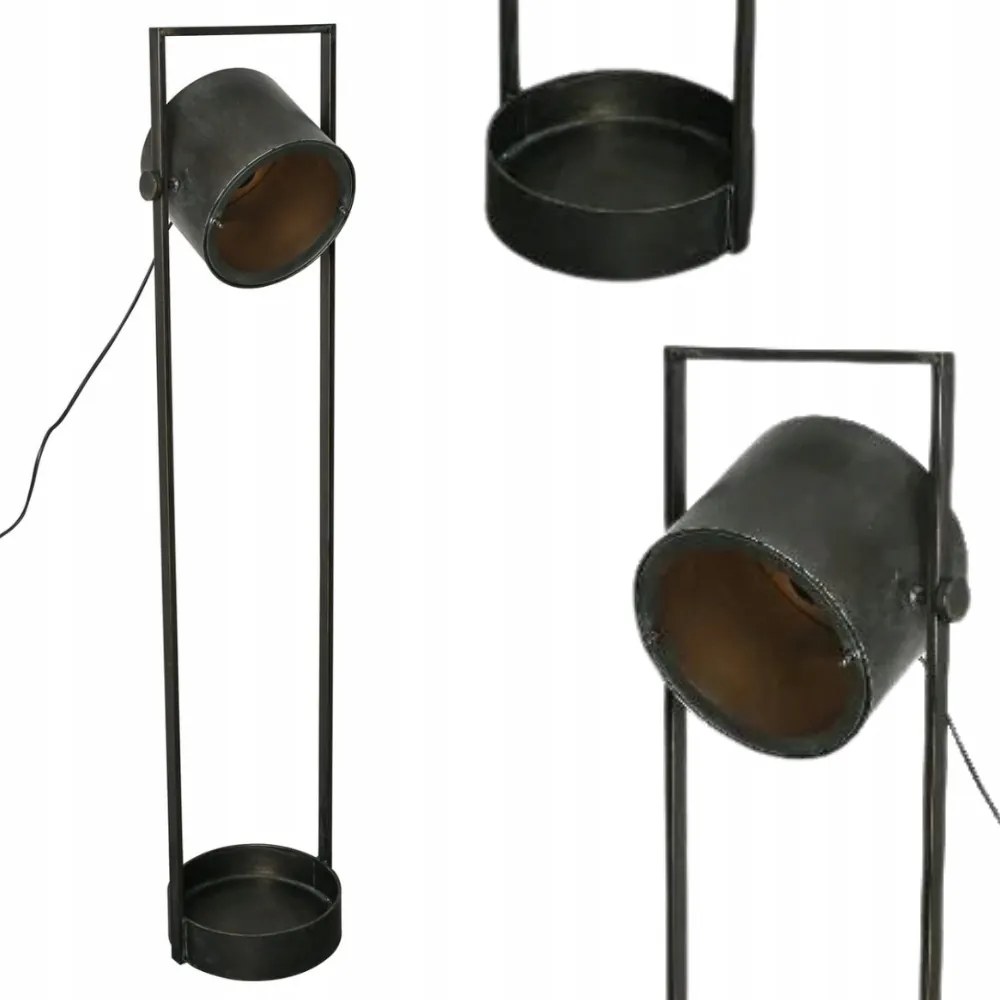 Stojací Podlahová Lampa Reflektorová 120 CM Loftová Industriální E27 120 CM