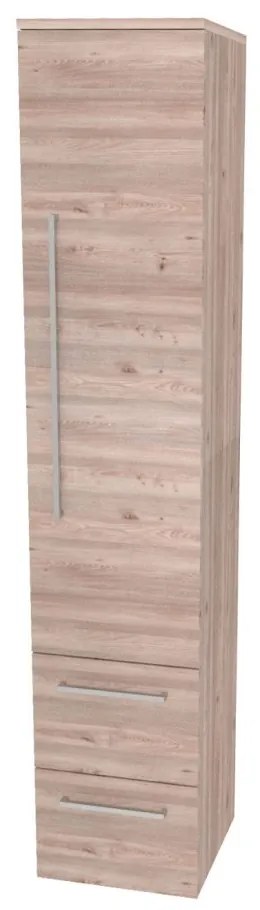 Mereo Mereo, Bino, koupelnová skříňka vysoká 163 cm, pravá, Multidecor, CN698DNLS