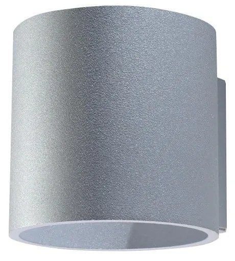 Šedé nástěnné svítidlo Nice Lamps Roda