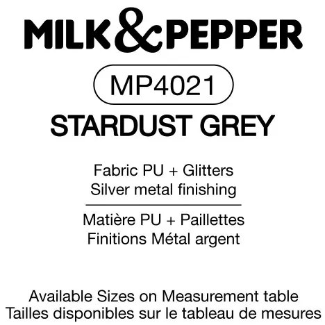 MILK&PEPPER Milkandpepper obojek pro psy Stardust Titan Velikost: 40x2 cm