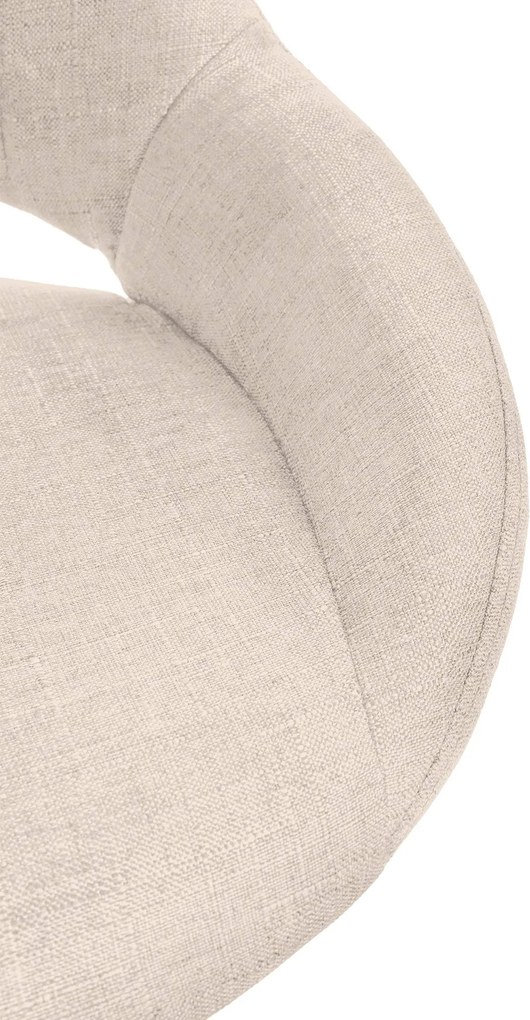 Sada 2 barových židlí Milet látka C – krémová