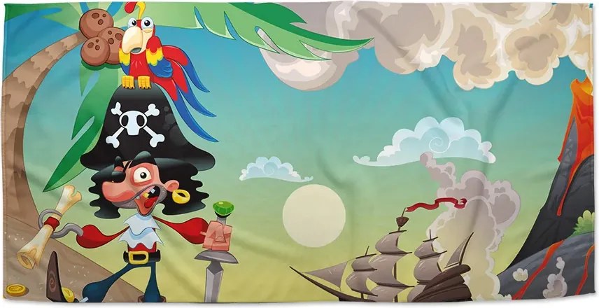 Sablio Ručník Pirát - 70x140 cm