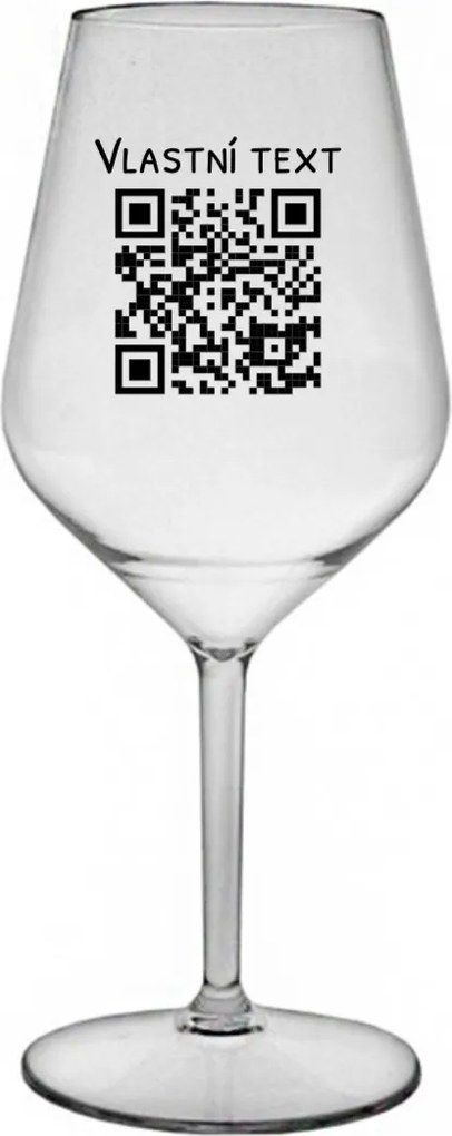 Personalizovaná nerozbitná sklenice s QR kódem