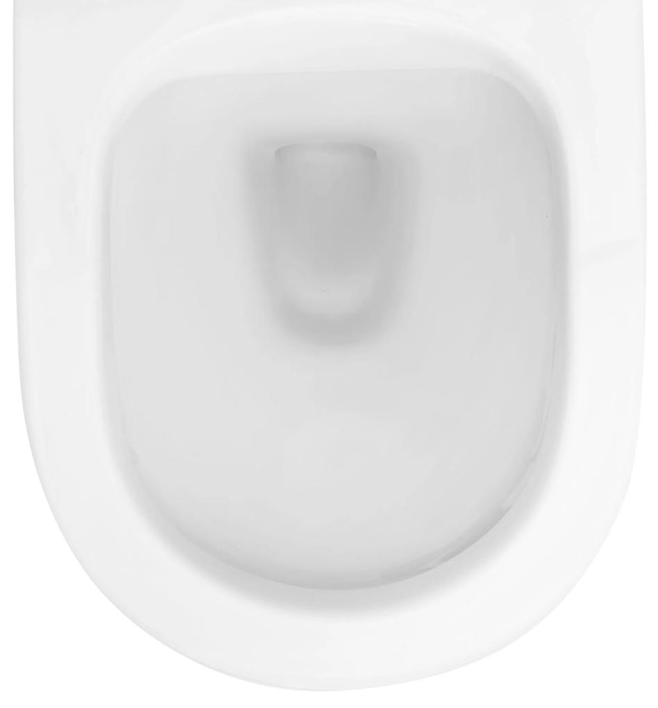 Rea CARLO mini - rimless závěsná WC mísa 49x37 s pomalu-padajícím sedátkem, bílá, REA-C2760