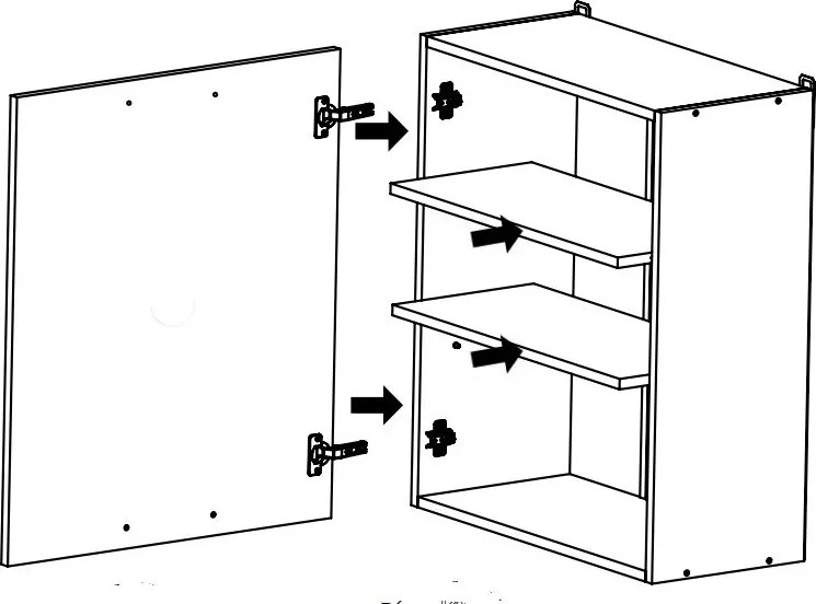 Casarredo - Komfort nábytek Kuchyňská linka DAKOTA 280 cm, bílá/dub kraft zlatý