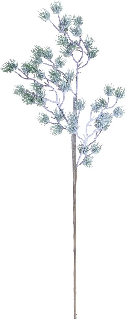 Větvička Snowy Twig 20x2x62cm light green